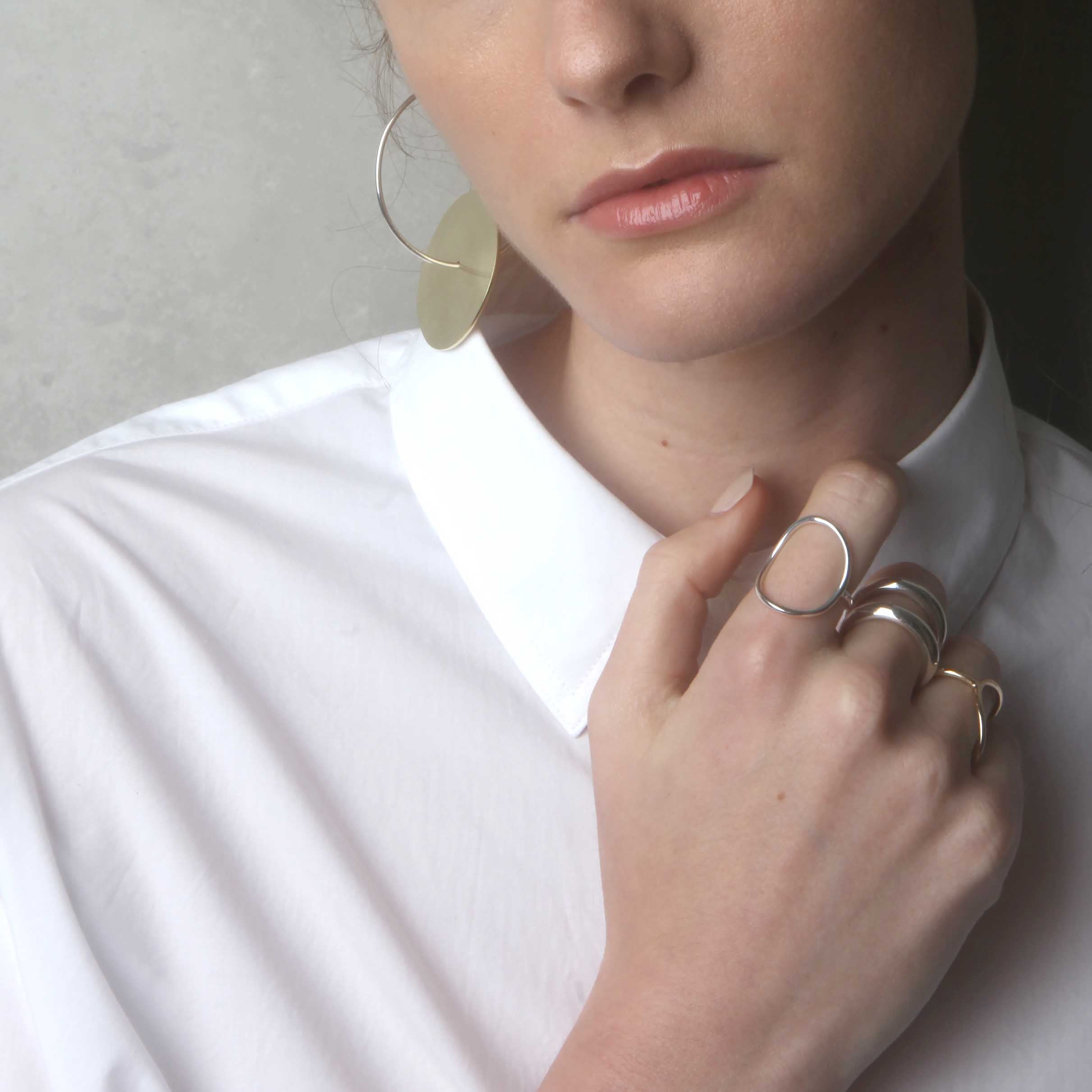 Arch Envelope Ring - Sterling Silver – Momoko Hatano Jewellery